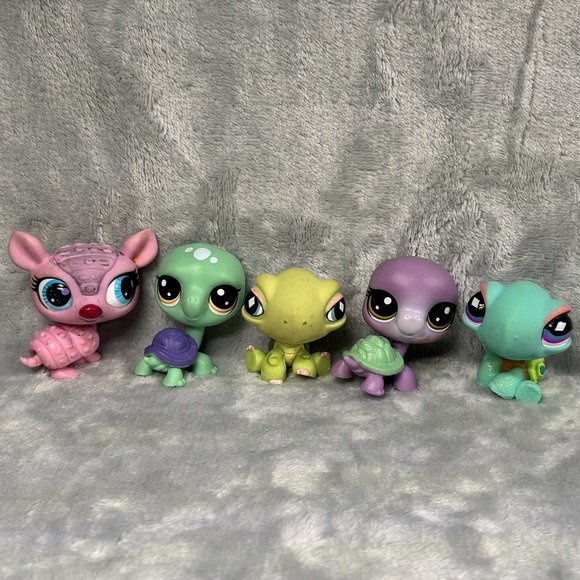 Hasbro | Small Pets | Littlest Pet Shop Lps Lot Of 5 Turtles And ...